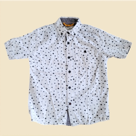 Free Planet | Shirts & Tops | Free Planet Boys White Black Star Print ...